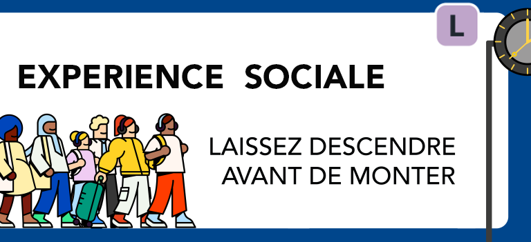 "Laissez descendre avant de monter" une expérience fascinante