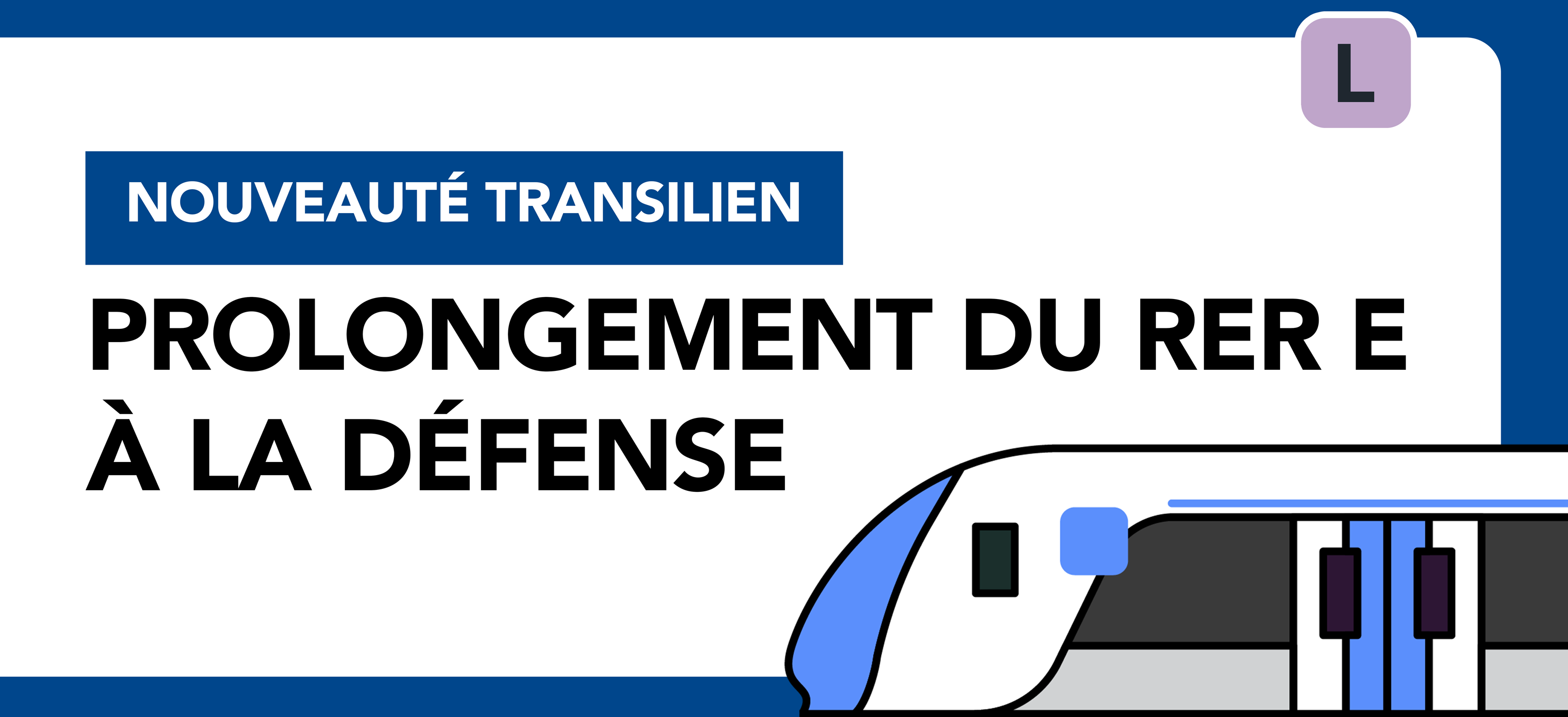 Clients de la ligne L, parlons de l'arrivée du RER E à la Défense